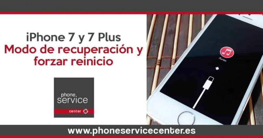 Modo de recuperación o forzar un reinicio en el iPhone 7 y 7 Plus